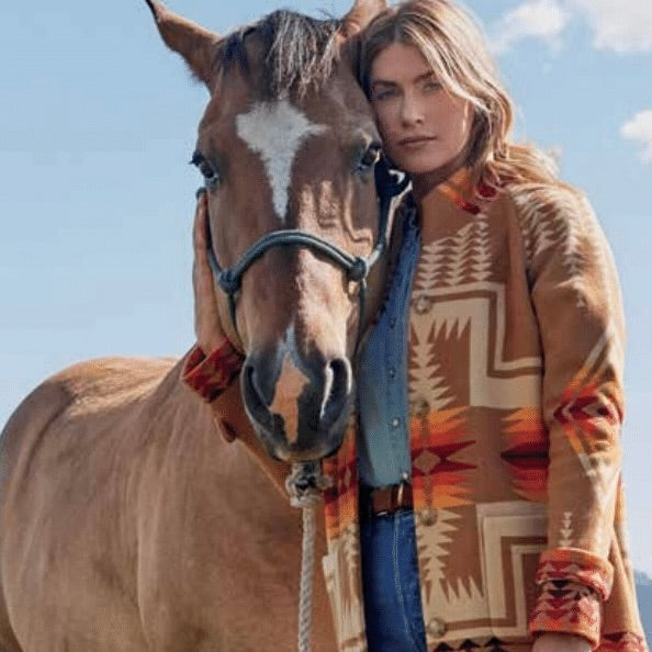 PENDLETON - 1930's Archive Coat - Tan HARDING Jacquard – Design ...